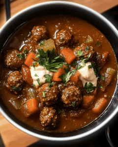 Hearty Meatball Stew