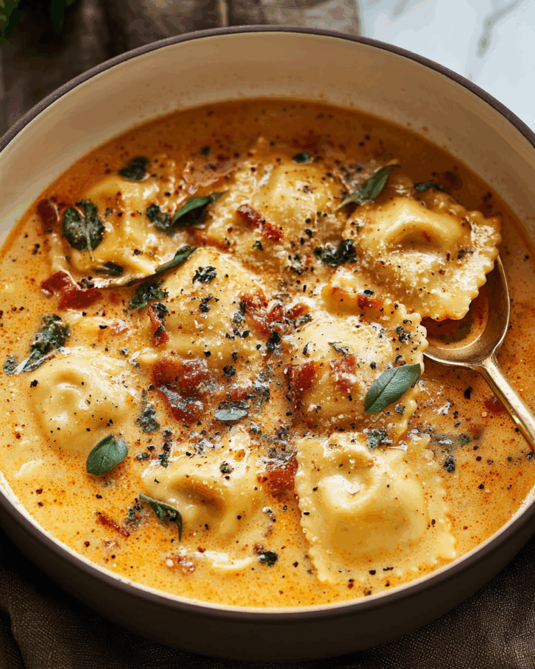 Creamy Ravioli Soup