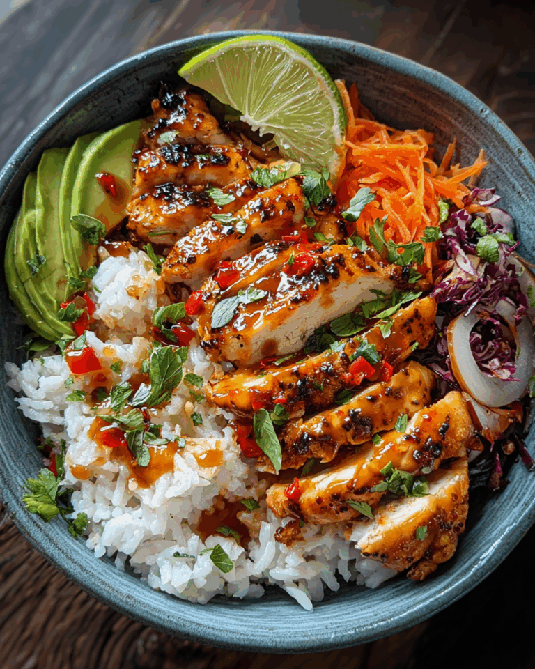 Spicy Maple Chicken with Coconut Rice