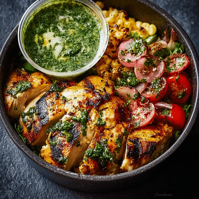 Chimichurri Grilled Chicken Bowl