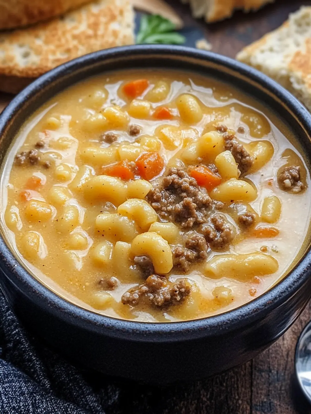Ultimate Cozy Cheeseburger Macaroni Soup: A Delicious One-Pot Meal