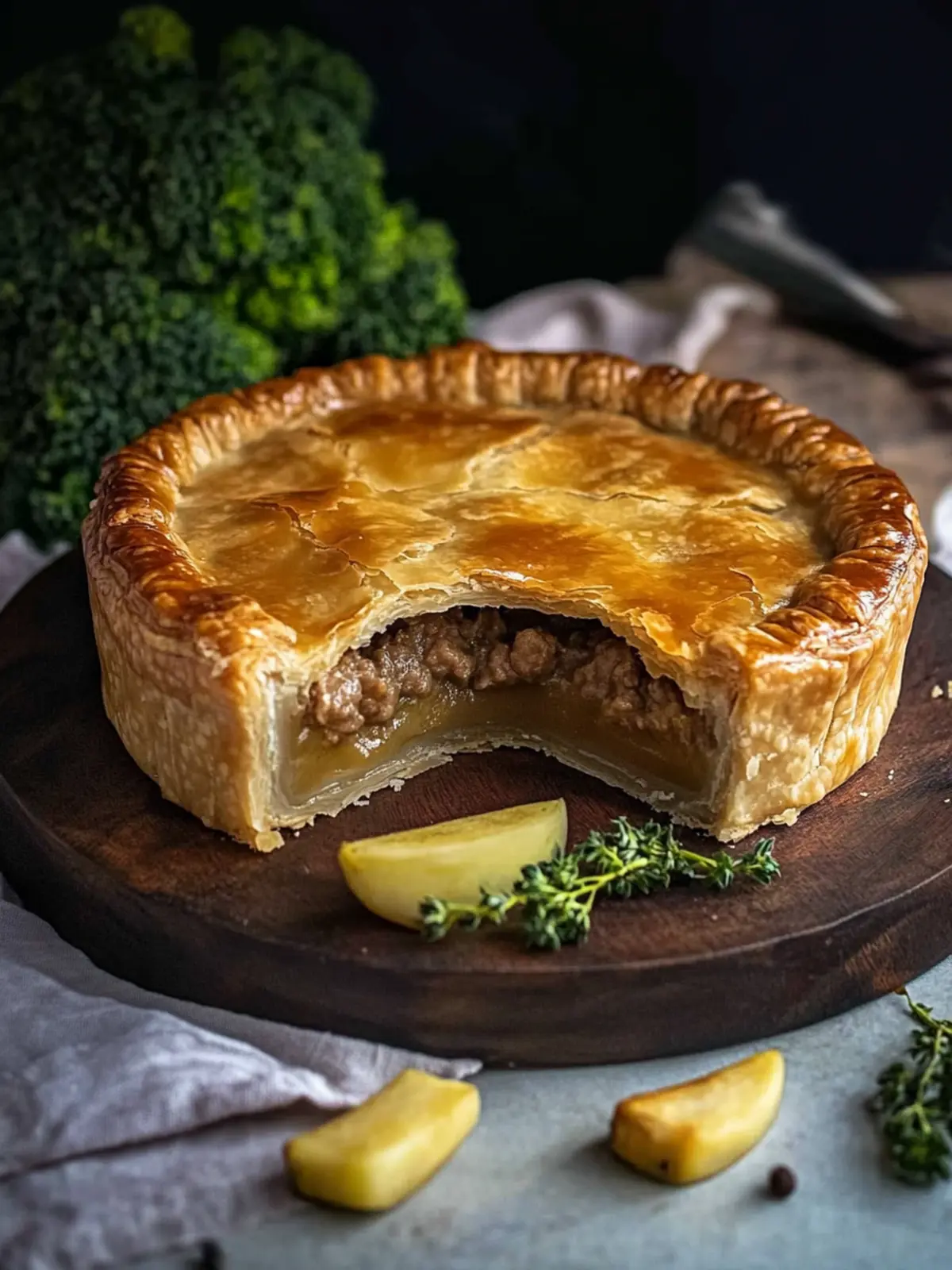 Irresistible Traditional Savory Baked Scotch Pie Recipe
