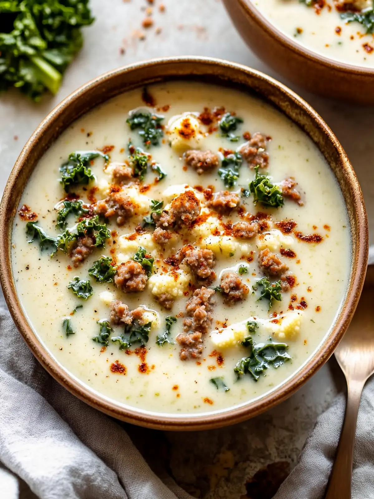 Ultimate Cauliflower Sausage Kale Soup: Delicious Comfort Food